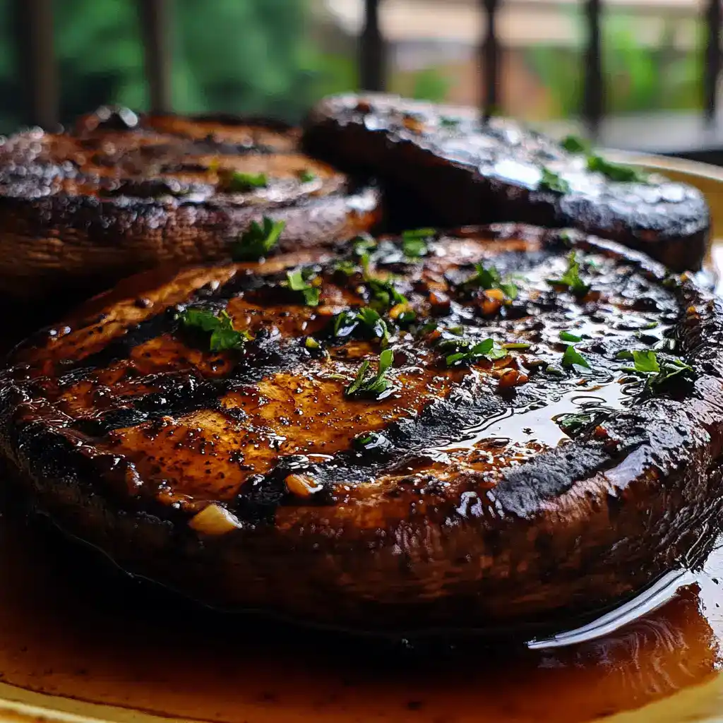BBQ Mushroom Steaks Recipe